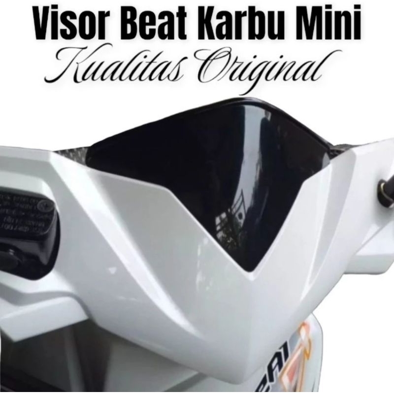 Jual Visor Motor Honda Beat Karbu Mini Free Double Tape 3M High Quality ...