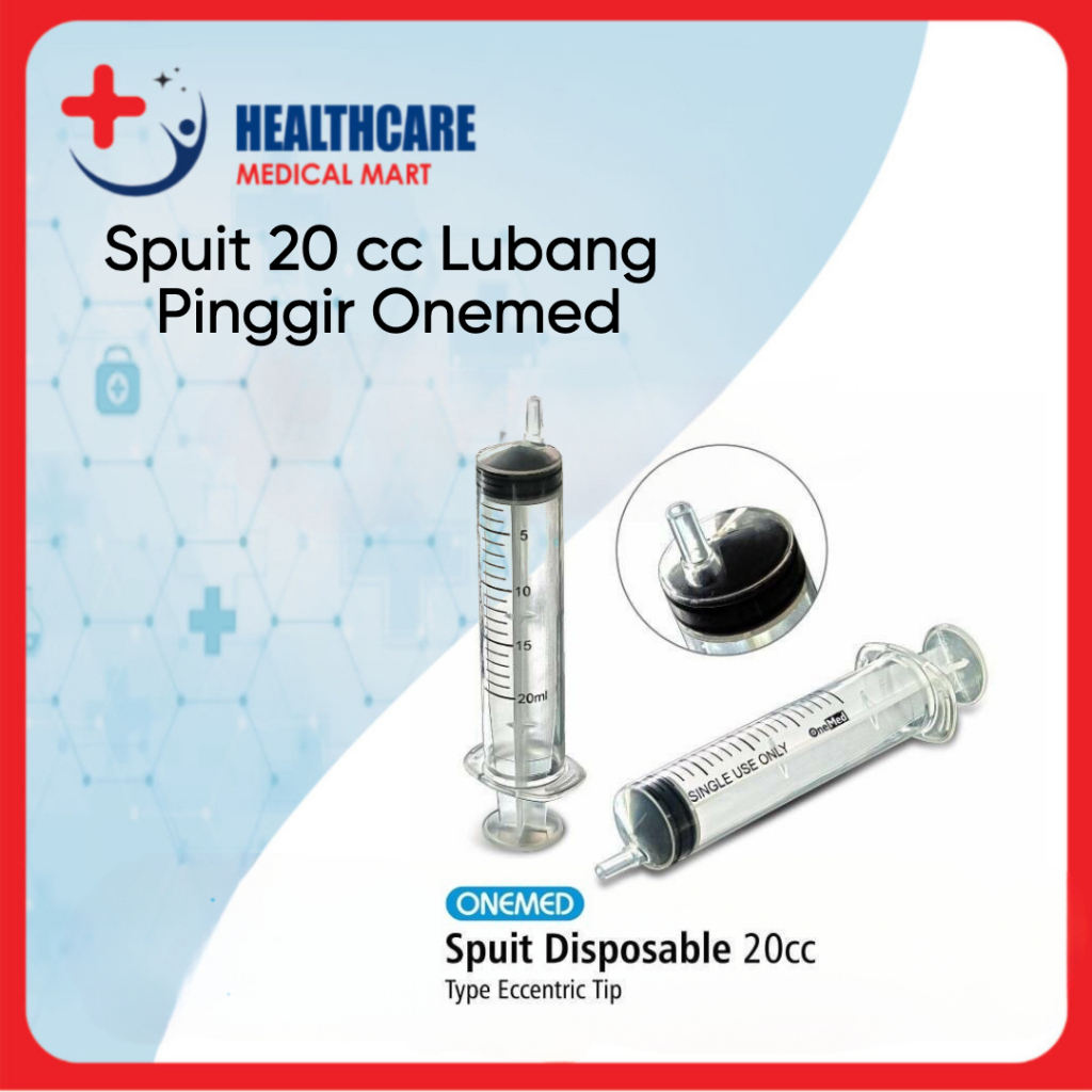 Jual spuit 20 cc onemed, syringe onemed 20 cc harga satuan | Shopee ...