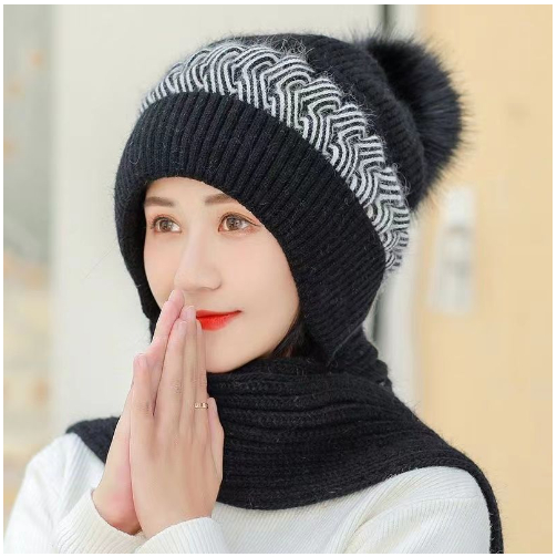 Jual Topi Kupluk Syal Wanita Musim Dingin / Winter Hat | Shopee Indonesia