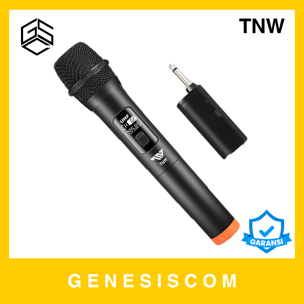 Jual Microphone Wireless TNW UHF Mikrofon Mic Karaoke Speaker Mixer ...