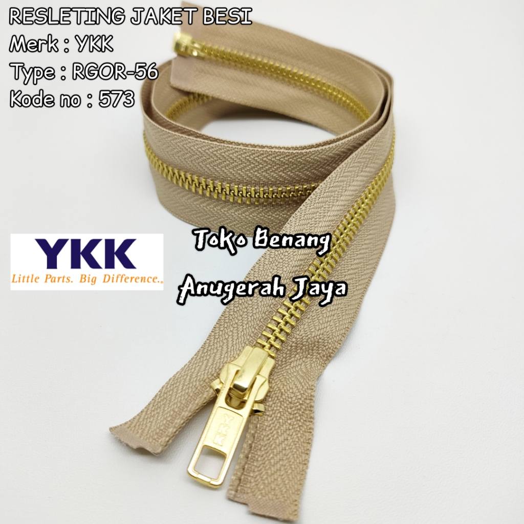 Jual Resleting Jaket YKK 70 cm no 573 Gigi Mas | Shopee Indonesia