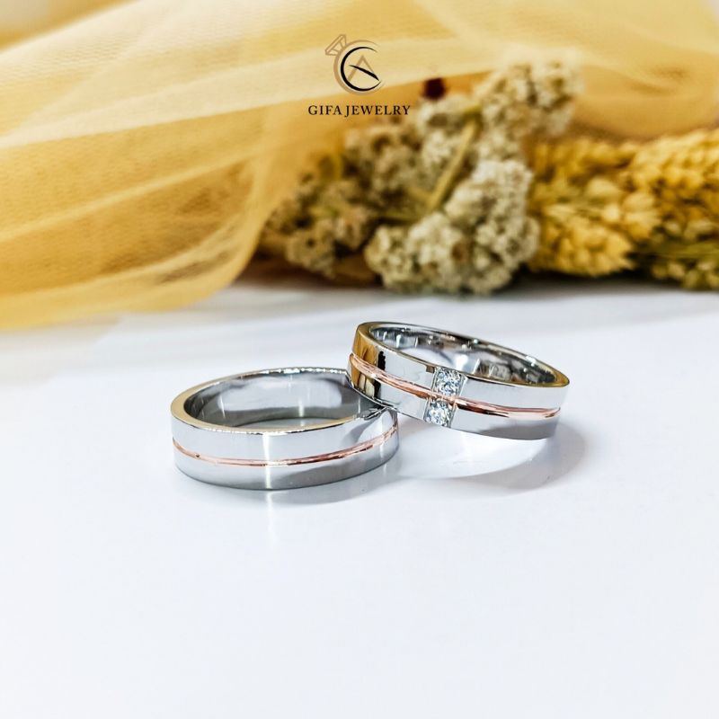 Jual Sterling silver !! Cincin kawin Palladium, Nikah, Couple, Pasangan ...