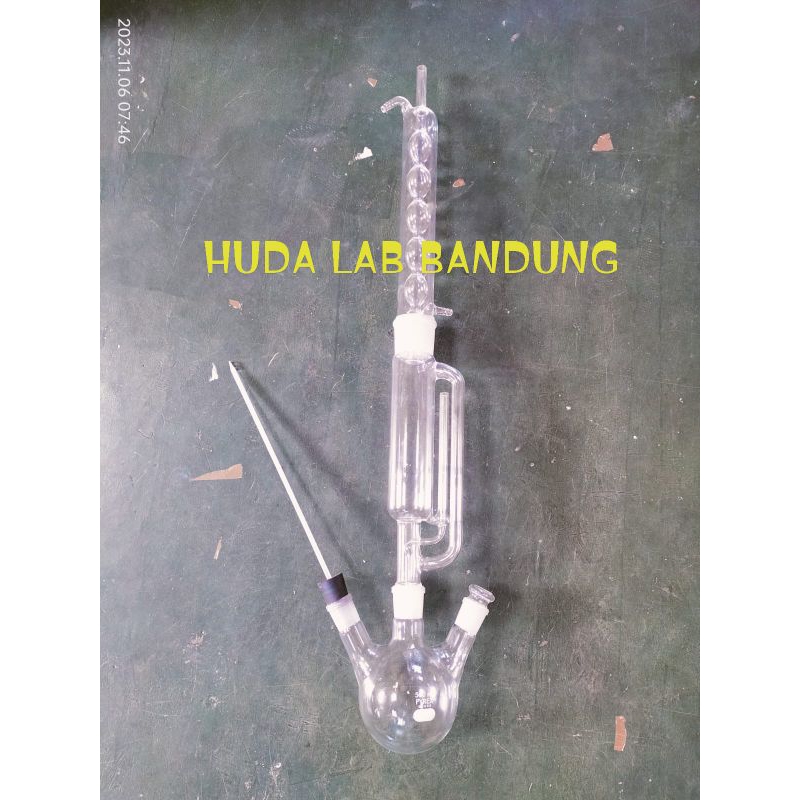 Jual soxhlet 500ml dg labu leher 3 pyrex. | Shopee Indonesia