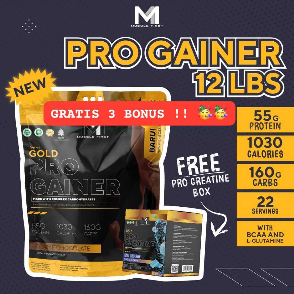 Jual Muscle Fist Pro Gainer 12lb 12lbs Musclefirst M1 Nutrion MASS BULKING | Shopee Indonesia