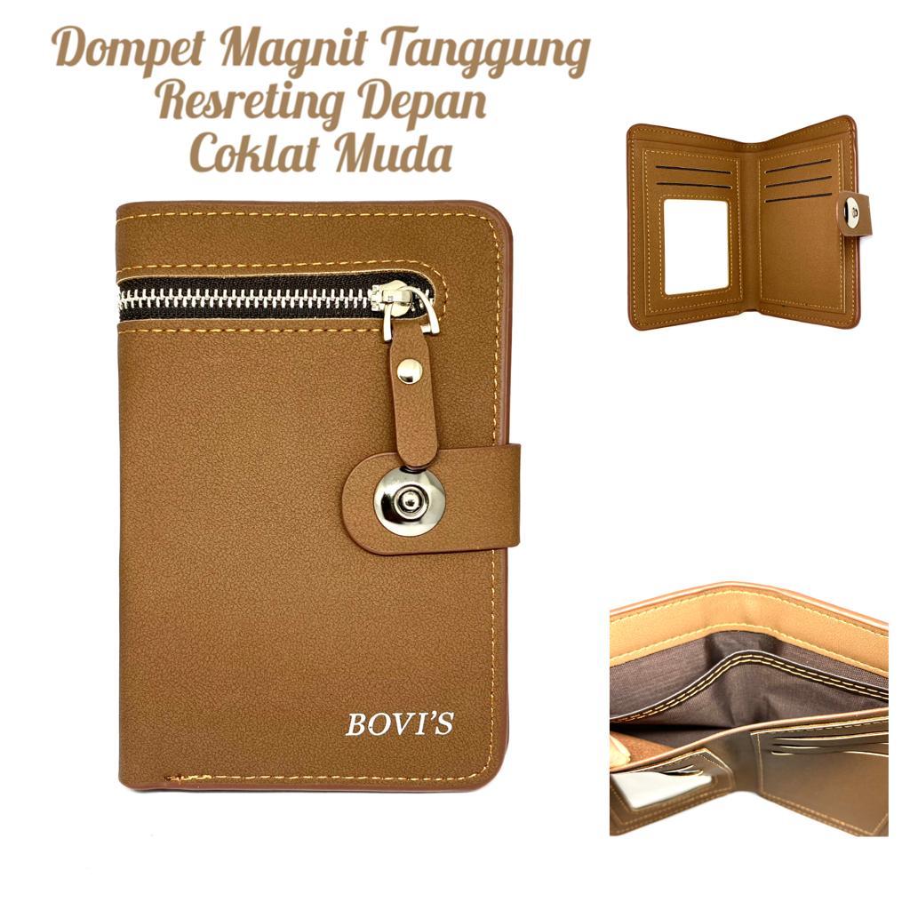Jual Dompet Pria Dompet Model Magnit Ukuran Tanggung Dengan Sleting ...