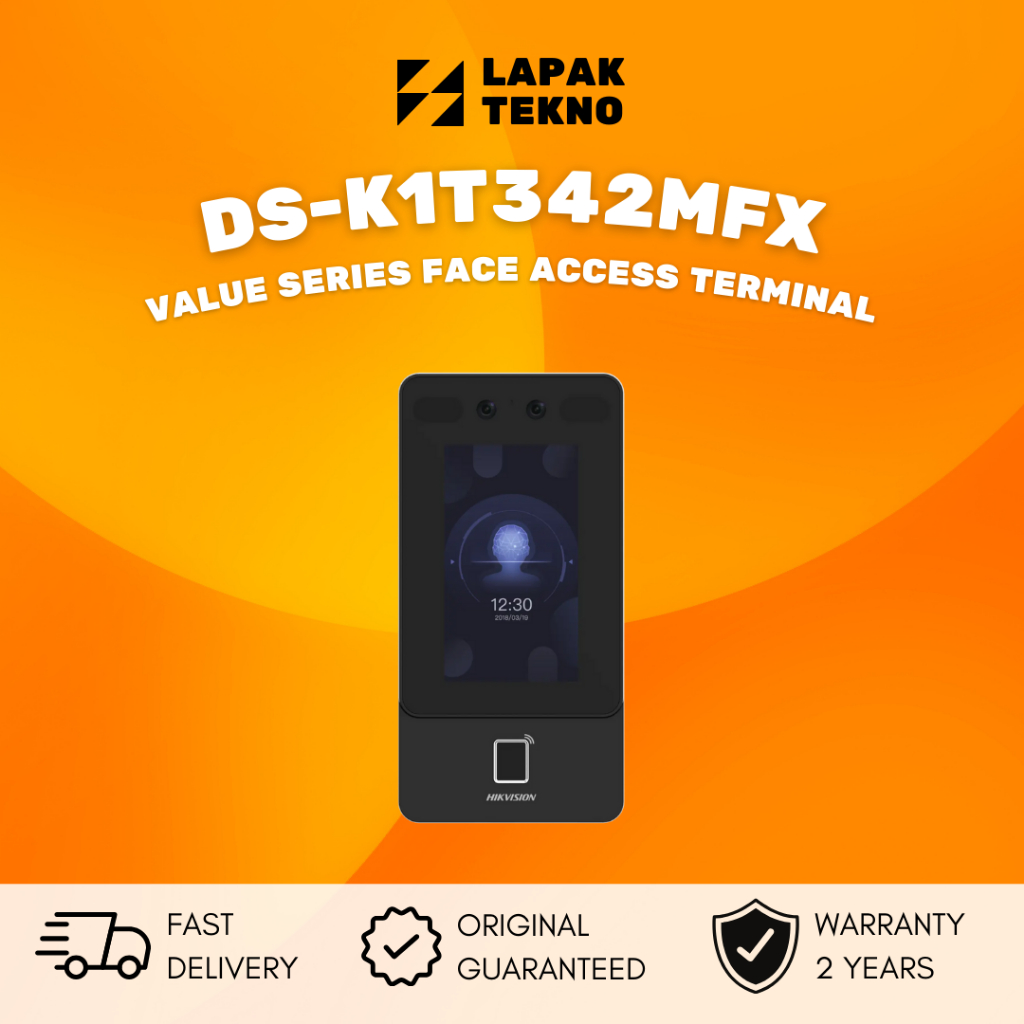 Jual Hikvision DS-K1T342MFX Access Control Face Recognition Terminal ...