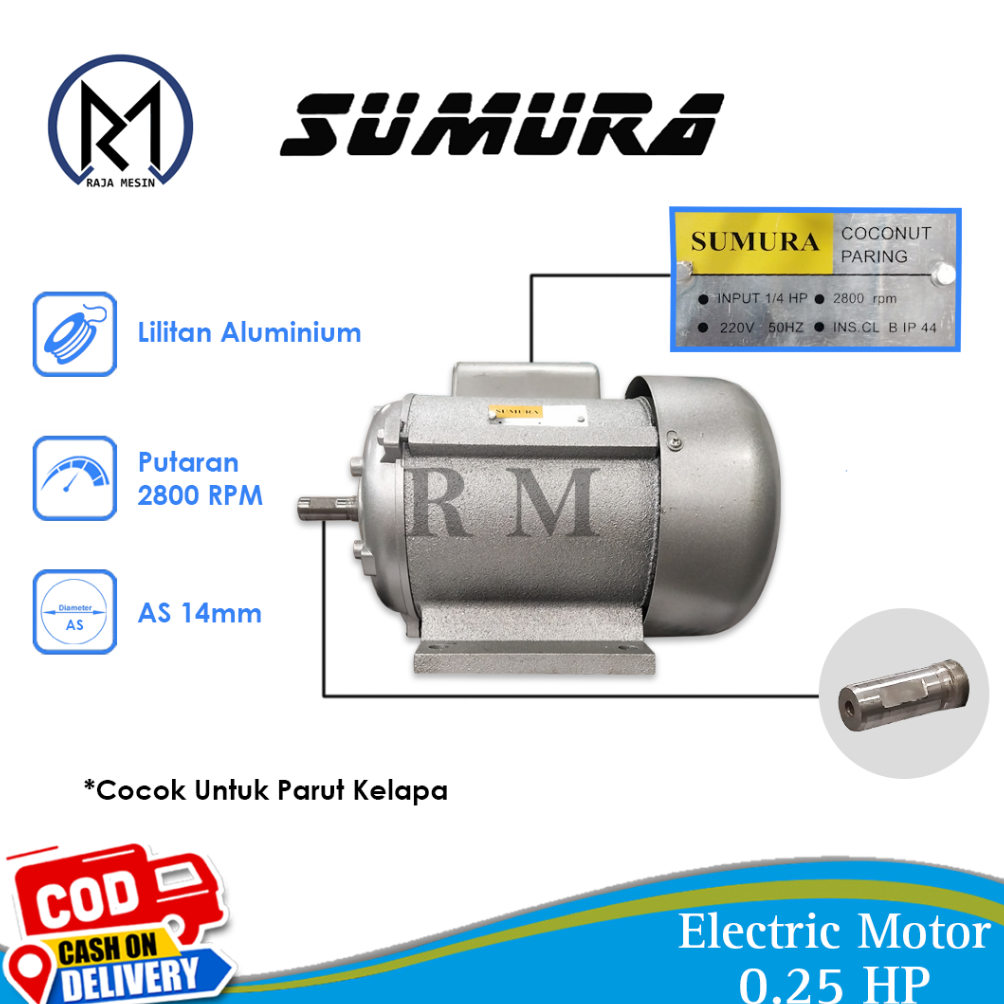 Jual Model Keren.. Mesin Penggerak Dinamo Parut Kelapa / Electric Motor ...