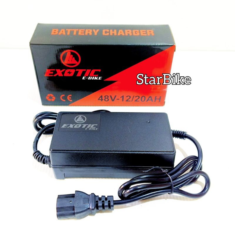 Jual Charger Sepeda Listrik Selis 48V-12 AH Exotic Original | Shopee Indonesia