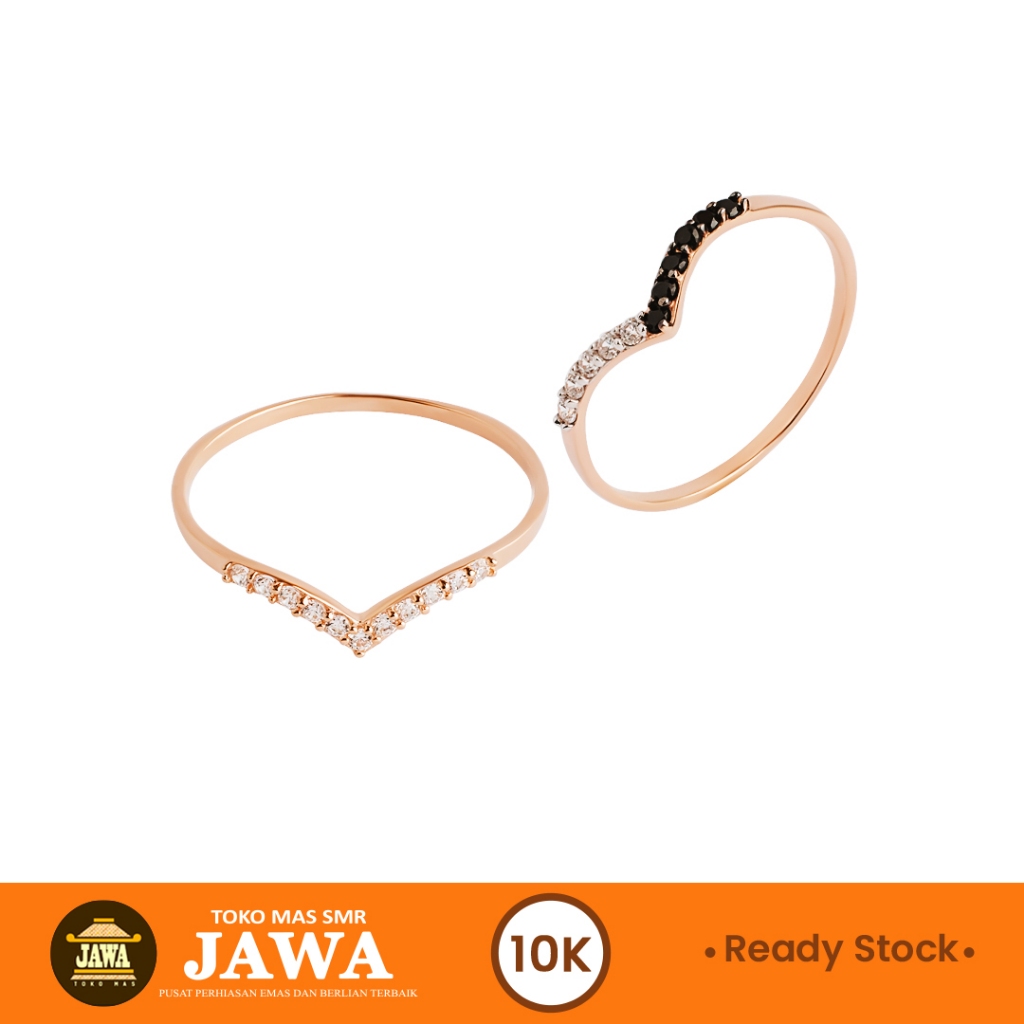 Jual Cincin Emas Aurel Kadar 10K Toko Mas Jawa | Shopee Indonesia