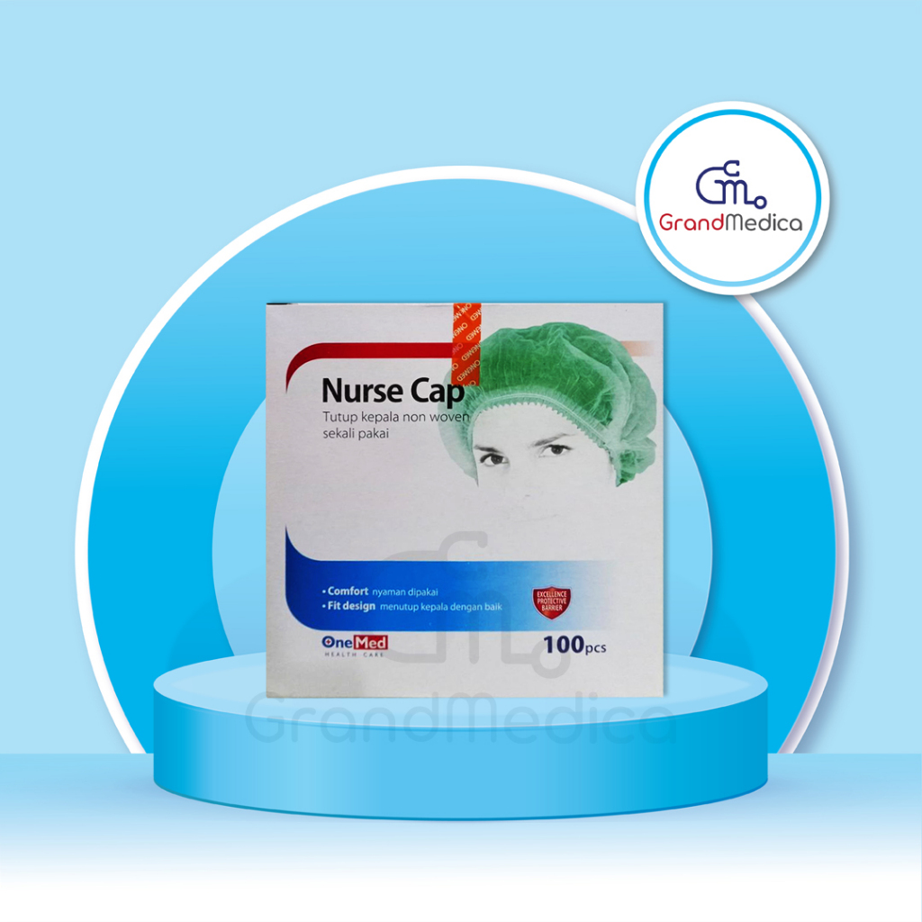 Jual Nurse Cap Onemed / Nursecap / Hair cap / Hair Net / Penutup Kepala ...