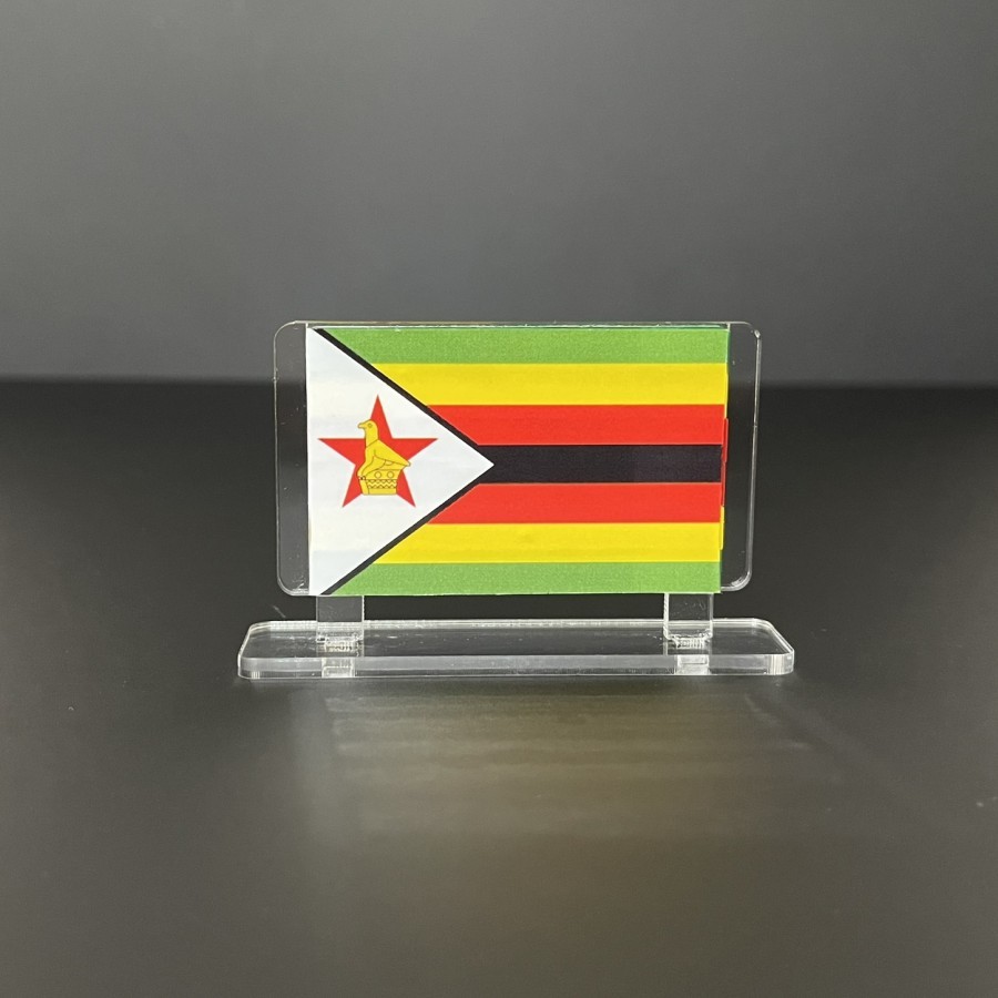 Jual Bendera Meja Negara Zimbabwe Bendera Zimbabwe Timbul MURAH ...