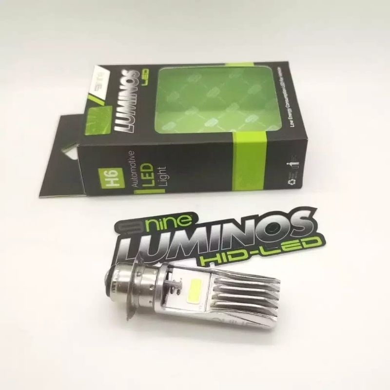 Jual lampu LED H6 luminos glossy COB PNP semua motor dengan soket H6 ...