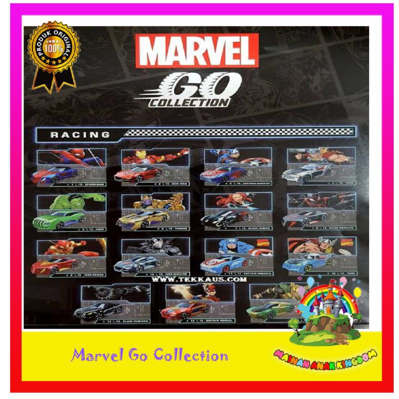 Jual Marvel Go Collection Cars Racing original Venomized | Shopee Indonesia