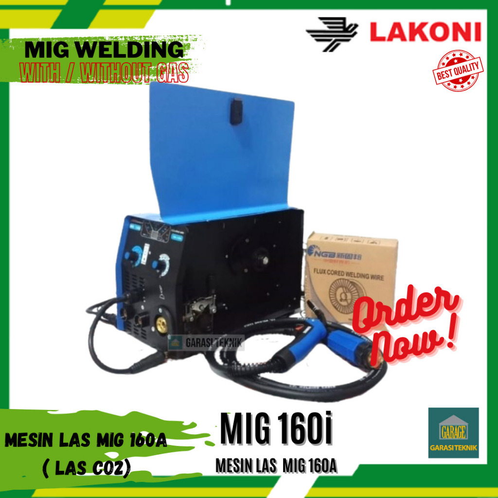 Jual Mesin Las Flux MIG CO2 MMA Lift TIG 160 Lakoni Mig 160 Mig 160 ...