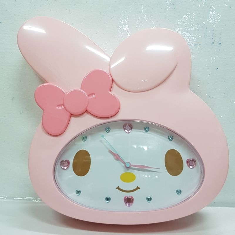 Jual Jam Dingding Bentuk Kepala My Melody / Jam Dingding My Melody Pink ...