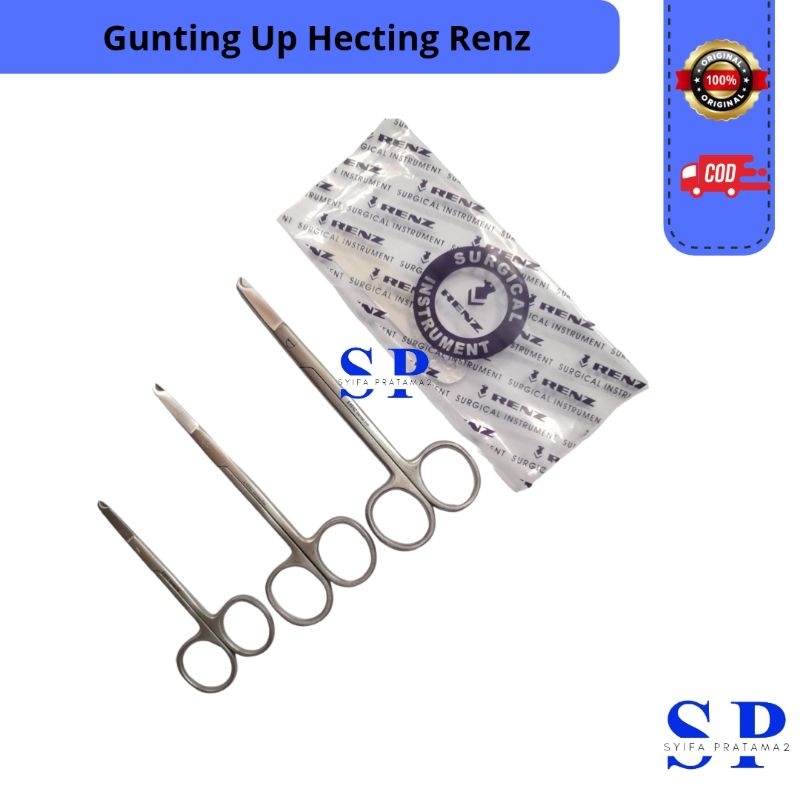 Jual Gunting UP HECTING Renz 9cm / 11,5cm / 13cm Gunting Angkat Jahitan ...