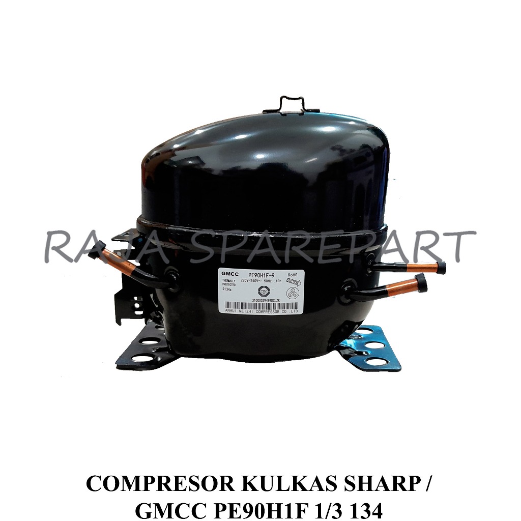 Jual CKS3 COMPRESSOR / KOMPRESOR / COMPRESOR KULKAS SHARP/GMCC PE90H1F 1/3PK 134 (HARGA TERMASUK ...
