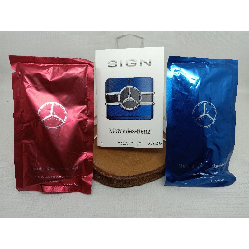 Jual MERCEDES-BENZ EDP SIGN / WOMEN/ MAN Vial Parfum 1ml | Shopee Indonesia