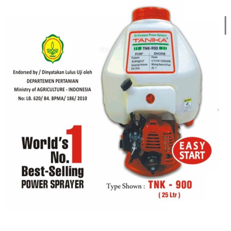 Jual MESIN SEMPROTAN HAMA TANIKA 15LITER HI15 TNK838 20LITER 25LITER TNK-900 | Shopee Indonesia