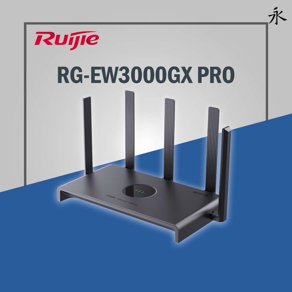 Jual RUIJIE RG-EW3000GX PRO Router Gaming Gigabit Band-ganda Wi-Fi 6 ...