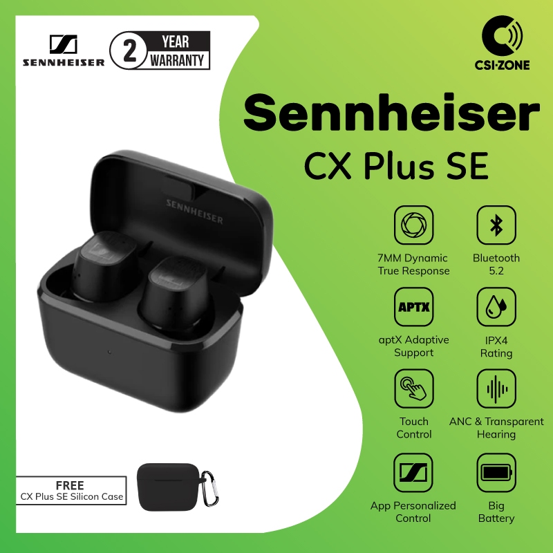 Jual Sennheiser CX Plus SE / Special Edition ANC True Wireless TWS Earphone | Shopee Indonesia