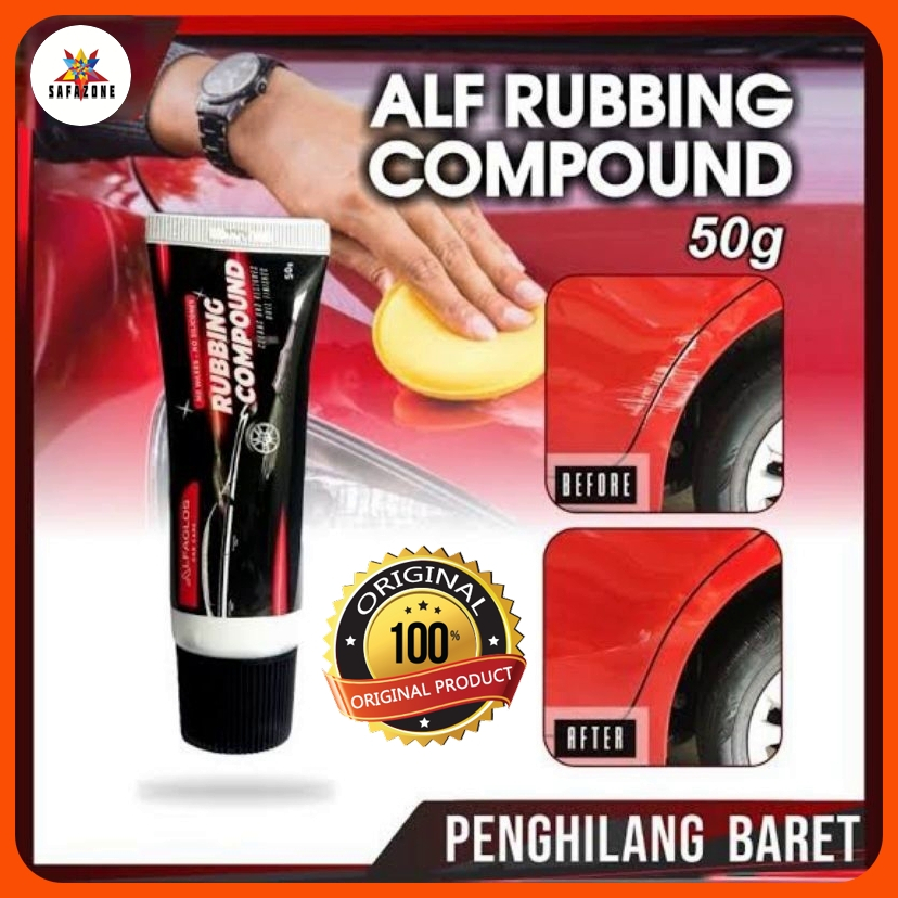 Jual body compound penghilang baret mobil ALF RUBBING COMPOUND 50gr ...