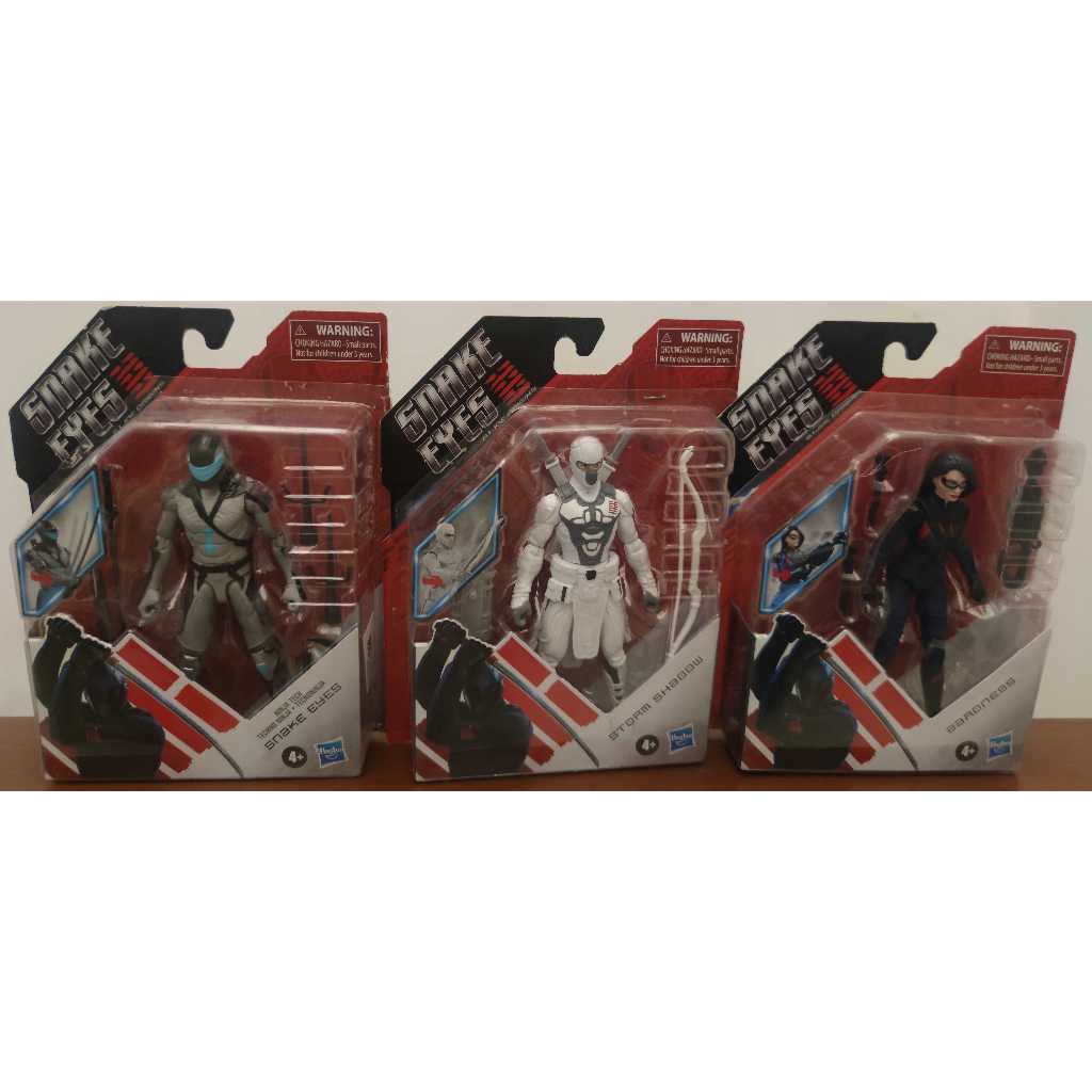 Jual Gi Joe Core Ninja Mainan Figure Snake Eyes White Ninja tech Storm ...