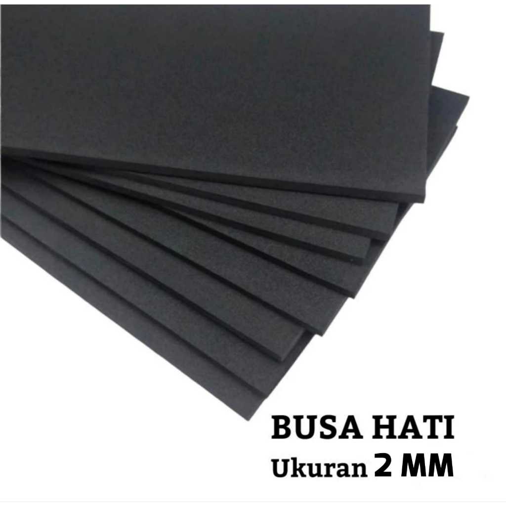 Jual Busa hati/spon eva 2mm(50*125)bahan pelapis tas, jok, sepatu ...