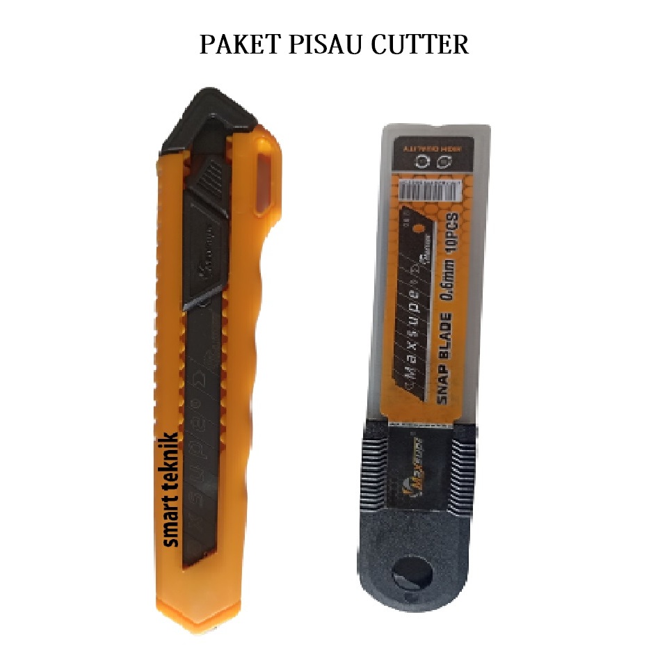 Jual PAKET PISAU CUTTER MURAH PISAU CUTTER MAXSUPE | Shopee Indonesia
