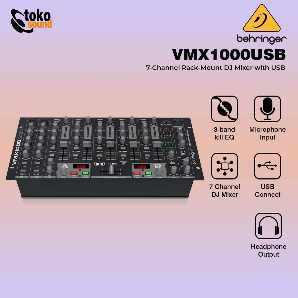 Jual Behringer VMX1000USB - 5 Channel Pro Mixer | Shopee Indonesia