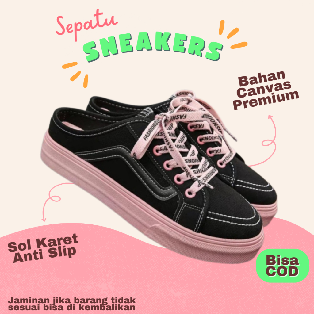 Jual Sepatu Kets Wanita Sepatu Sneakers Wanita Sepatu Snakers Cewek ...