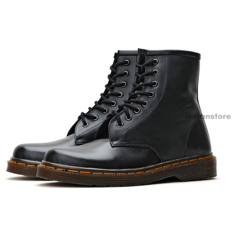 Jual TERLARIS SEPATU DR MARTEEN SEPATU DOCMART HITAM WORKING CLASS ...