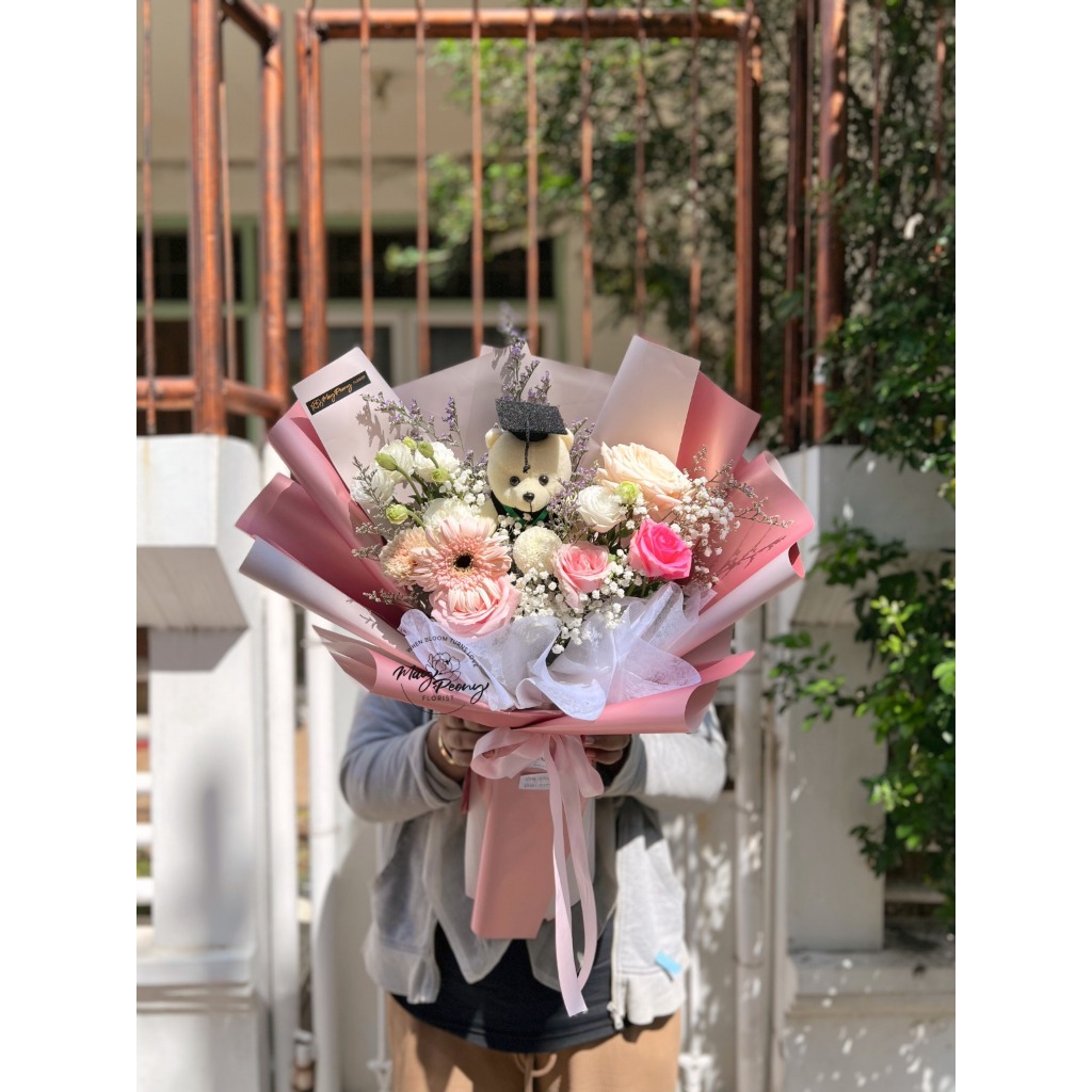 Jual FRESH FLOWER BOUQUET GRADUATION - BUKET BUNGA WISUDA BUKET WISUDA ...