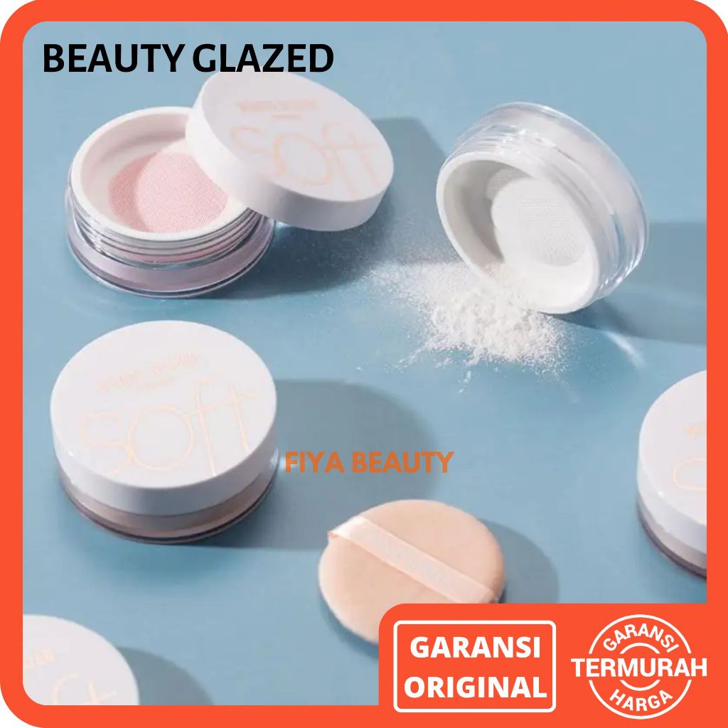 Jual Beauty Glazed Loose Powder Oil Control Beauty Glazed Bedak Tabur ...