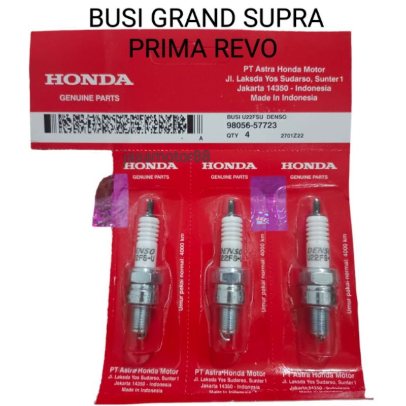 Jual BUSI GRAND SUPRA PRIMA U22FSU HARGA PER 1 PCS | Shopee Indonesia