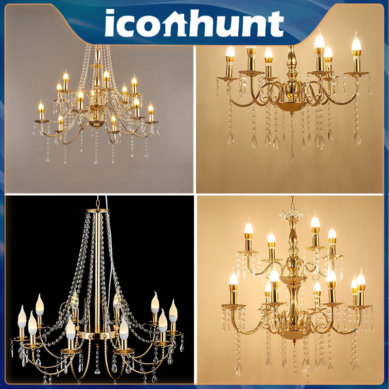 Jual Lampu Gantung Kristal ruang tamu Gaya Retro 6/8/12/23 Lampu ...