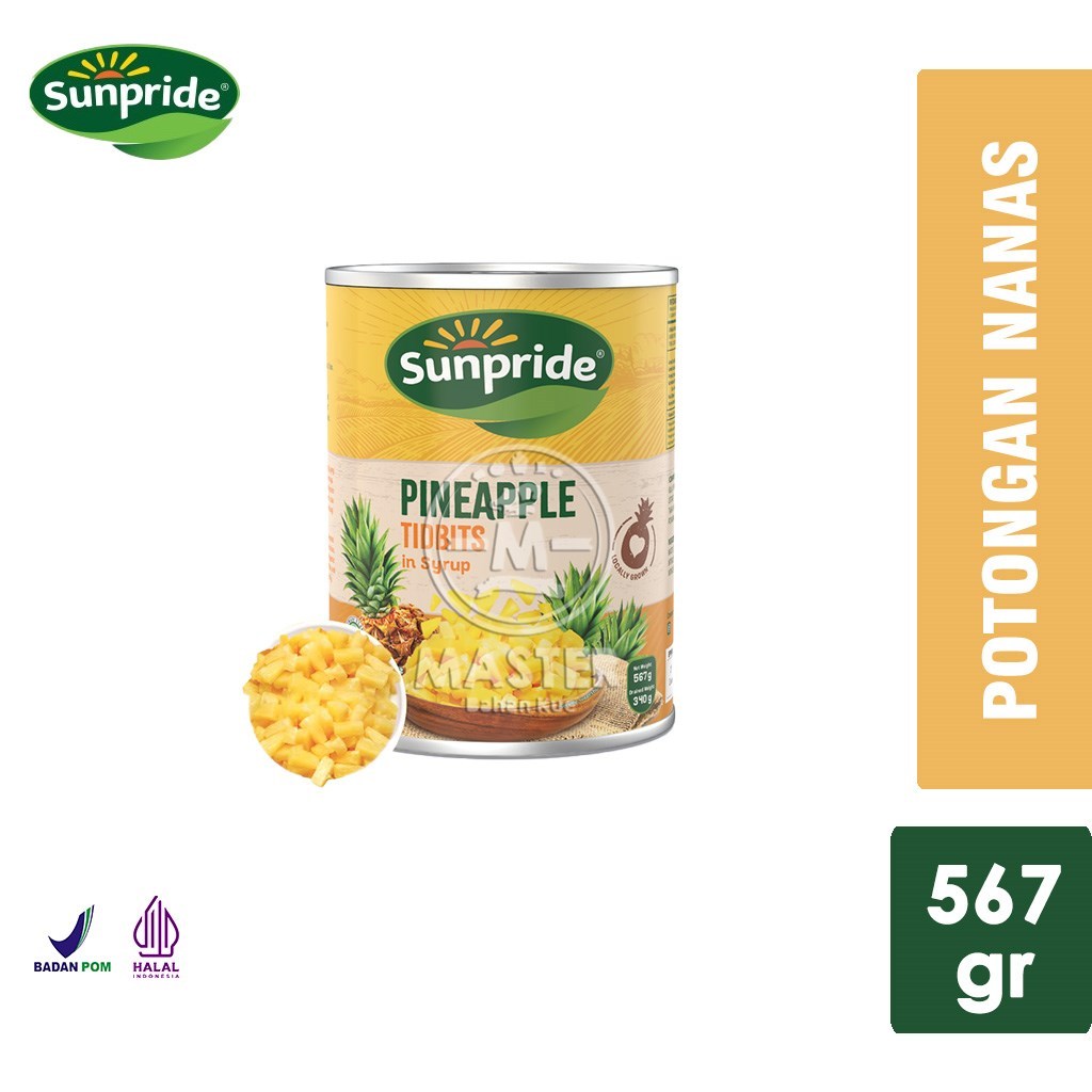 Jual Sunpride Pineapple Tidbits in Syrup / Potongan Nanas Tidbits ...