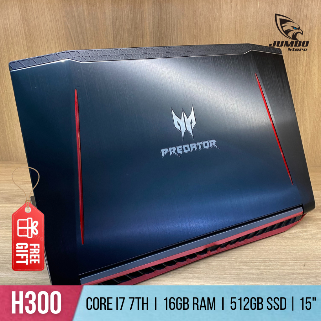 Jual Laptop Acer Predator Helios 300 Core i7 7th Gen 16GB RAM 1TB SSD ...