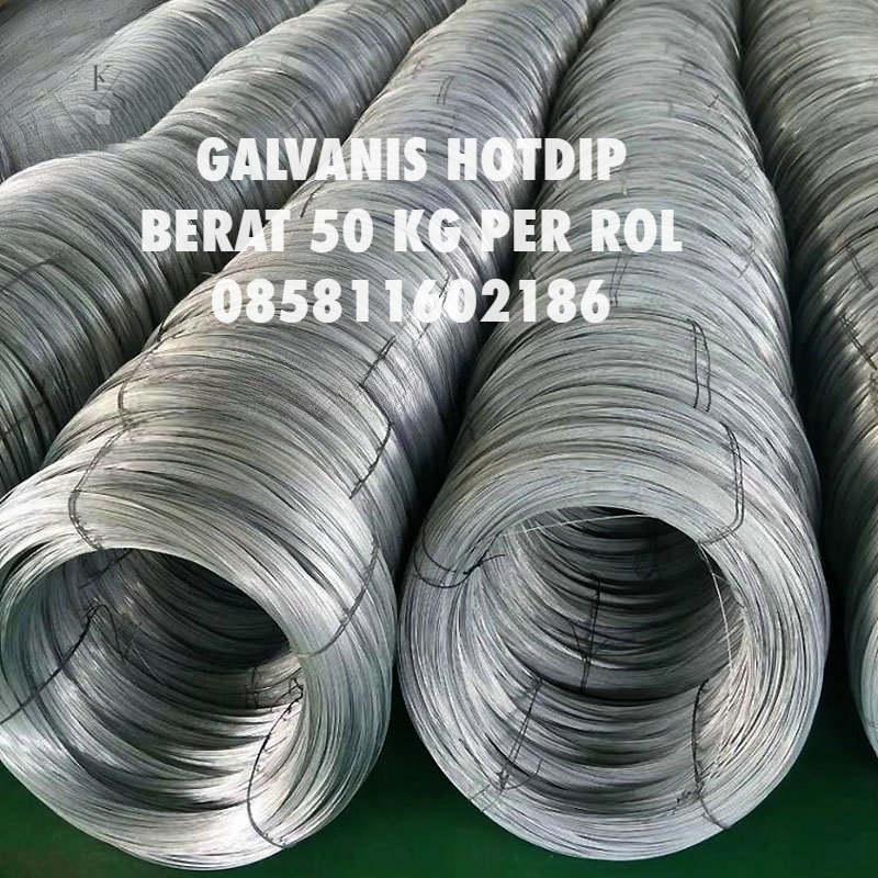 Jual KAWAT SENG IKAT LICIN, GALVANIS PUTIH BWG-8 HOTDIPPED, BERAT 50 KG JUAL PER ROL | Shopee ...