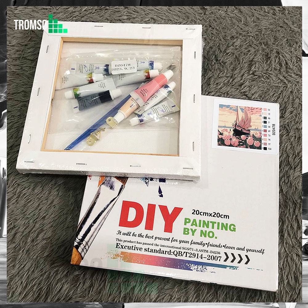 Jual Tromso DIY Paint by Number KIT 20 X 20 (Painting by Number) varian ...