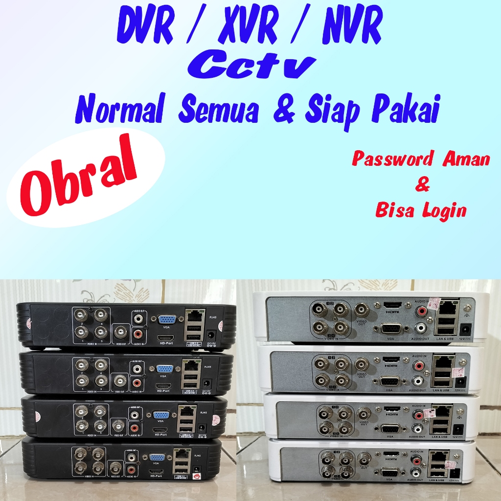 Jual DVR Cctv Berbagai merk Normal siap pakai | Shopee Indonesia