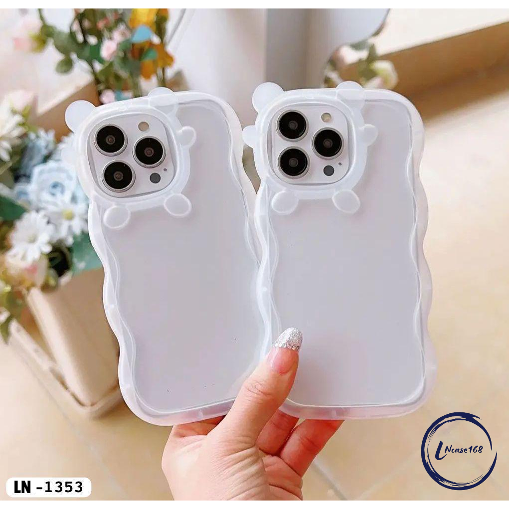 Jual Ln1353 Case Premium Clear Wave Monster Bening Karakter Lucu Xiomi