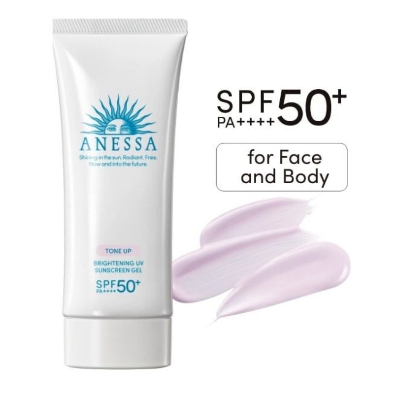 Jual ANESSA Brightening UV Sunscreen Gel spf 50++++ Japan no. 1 sun ...
