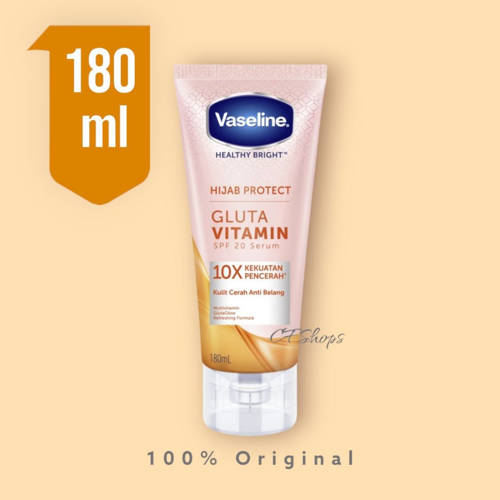 Jual VASELINE Hijab Healthy Bright Hijab Protect Refreshing Body Serum ...