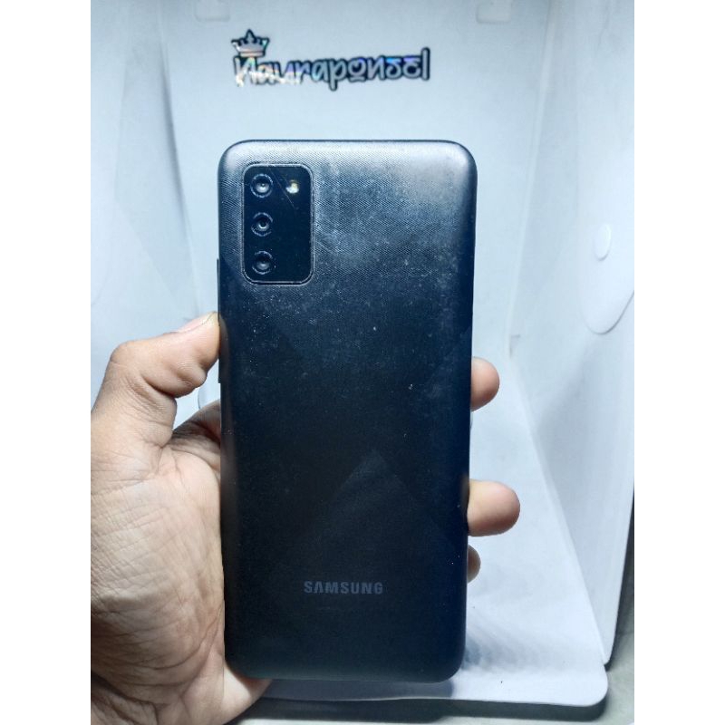 Jual samsung A02s 4/64 hp & cas nominus garansi second | Shopee Indonesia