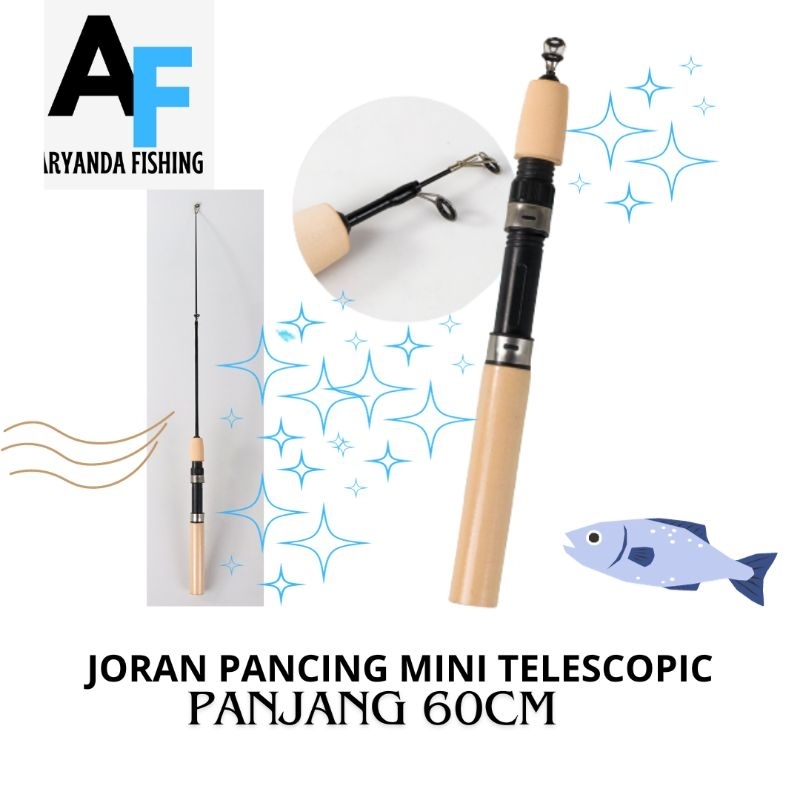 Jual Joran Pancing Telescopic mini 65cm | Shopee Indonesia