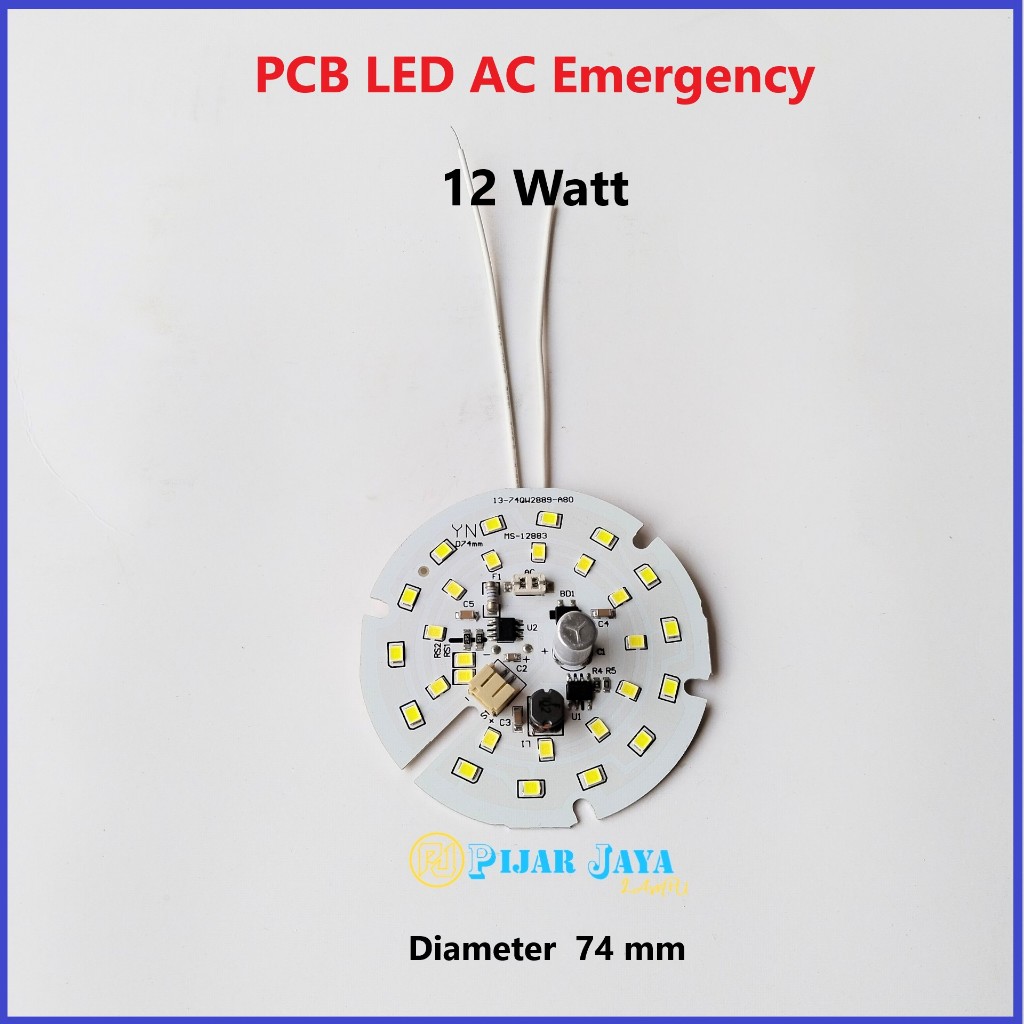 Jual PCB LED AC Emergency Watt Lengkap 7W 9W 12W 15W Mesin Lampu ...