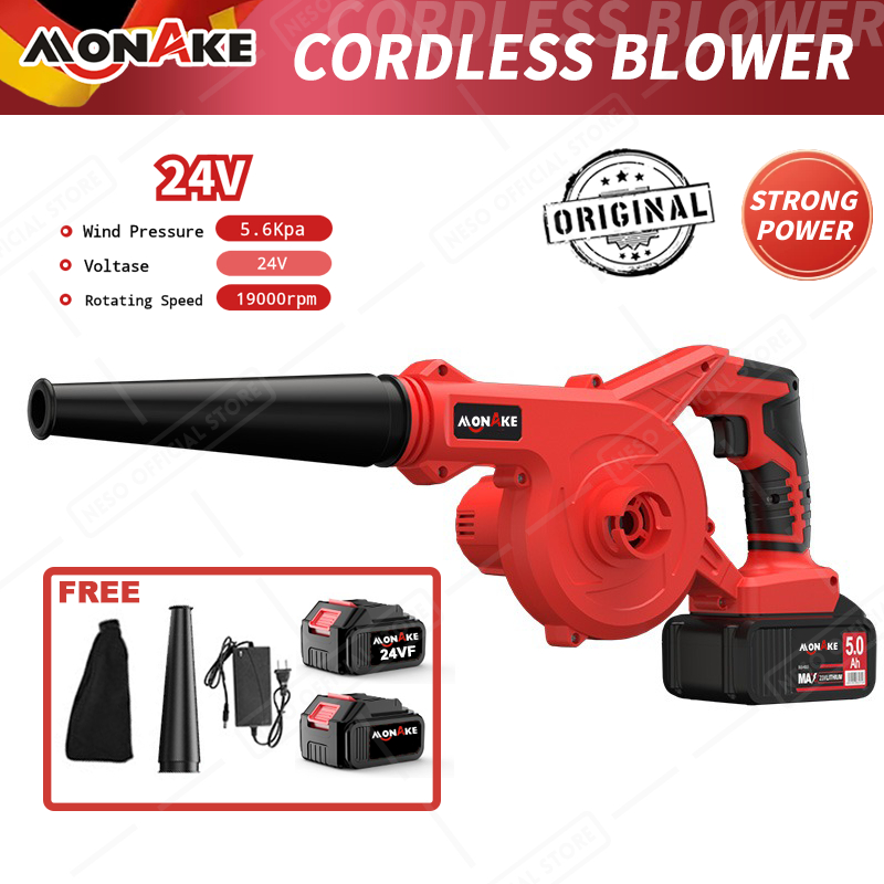 Jual Mesin Blower Tangan Baterai Cordless Cleaner Wireless Blower Dust ...