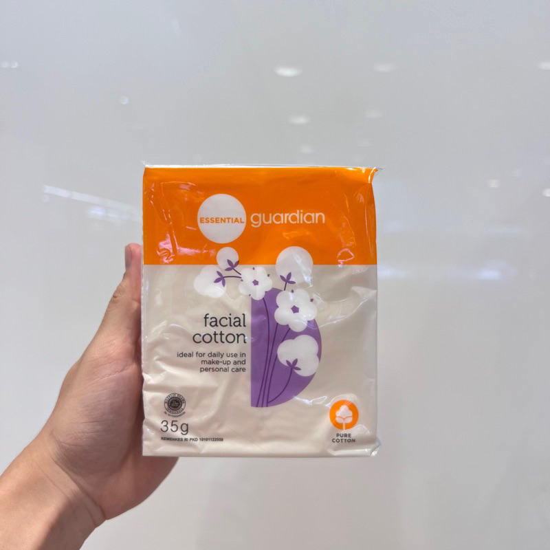 Jual Kapas Guardian Essential Facial Cotton 35gr | Shopee Indonesia