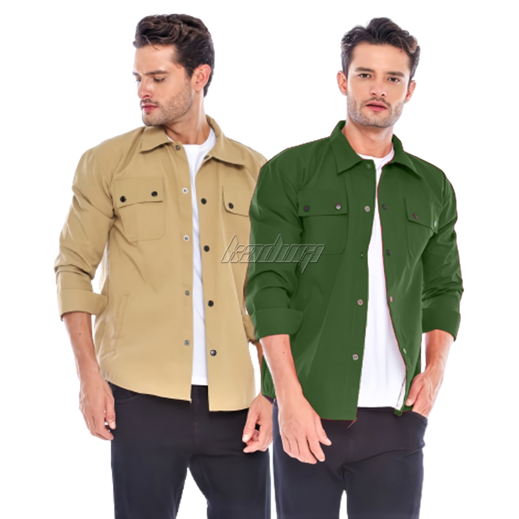 Jual Jaket Semi Parka Trucker jaket canvas pria | Shopee Indonesia